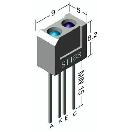 Optoelectronic Switch ST188 Reflection Infrared Photoelectric Sensor ...