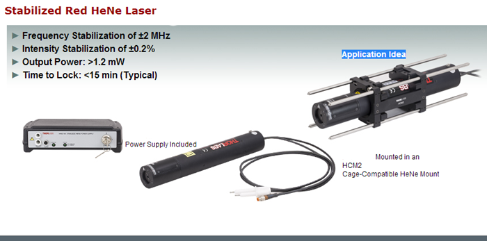 Stabilized Red HeNe Laser 632.99 nm 1.2 mW [http://www.spl-tech.cn] - $17,299.00 : BeamQ Laser ...