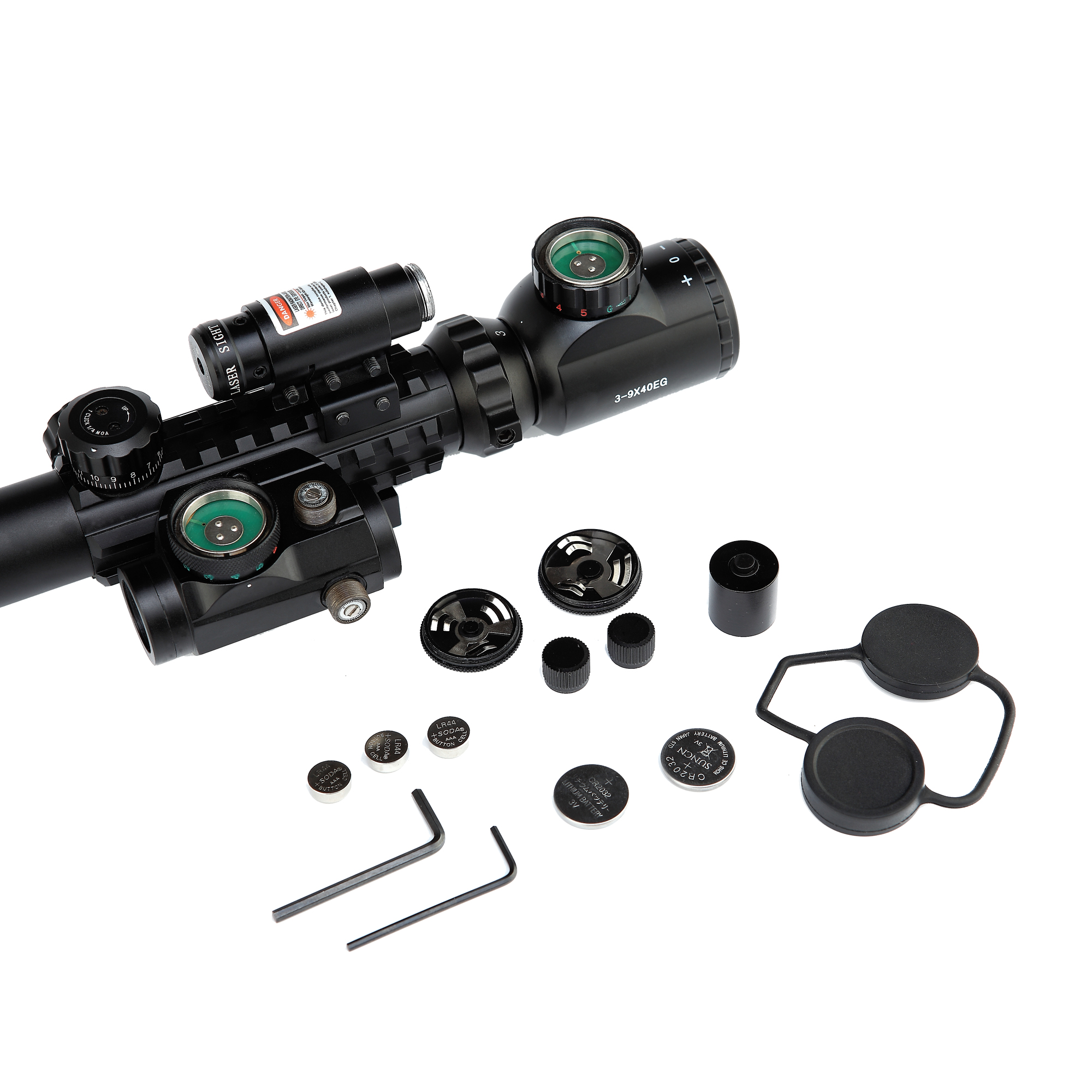 Tactical Rifle Scope Dual Illuminated Rifle Scope with Red Dot [C3 ...