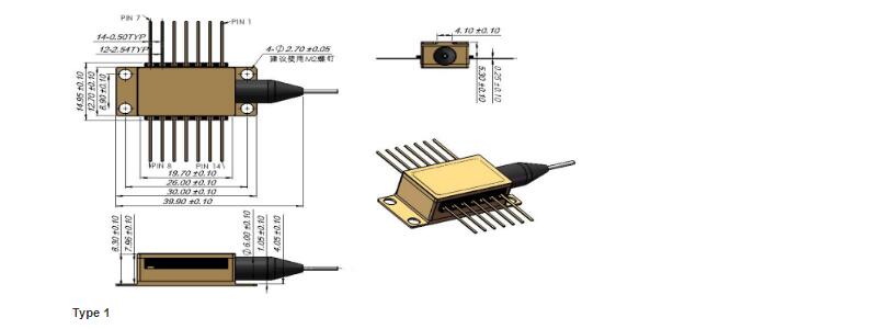 1330nm DFB Laser narrow linewidth Built In TEC Butterfly Diode [BOX ...